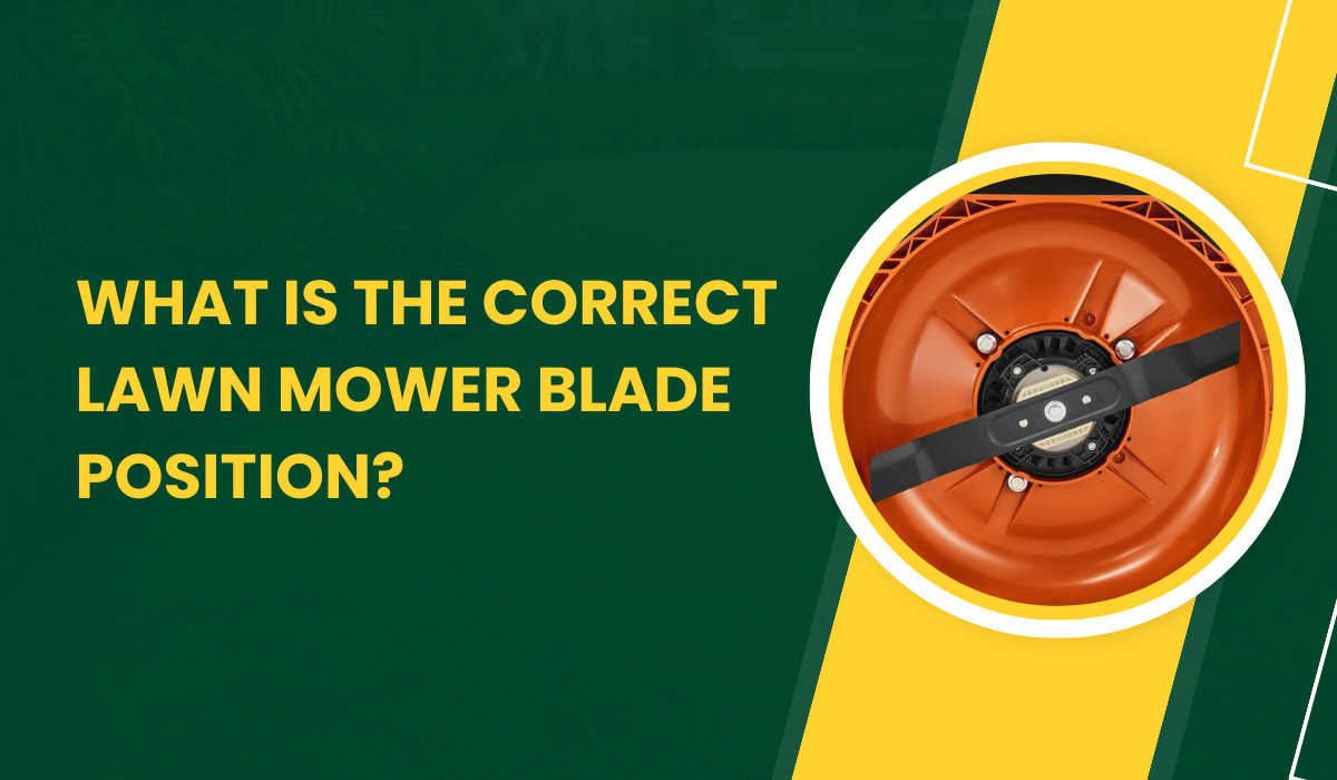 What Is the Correct Lawn Mower Blade Position? (2 and 3 Blade)